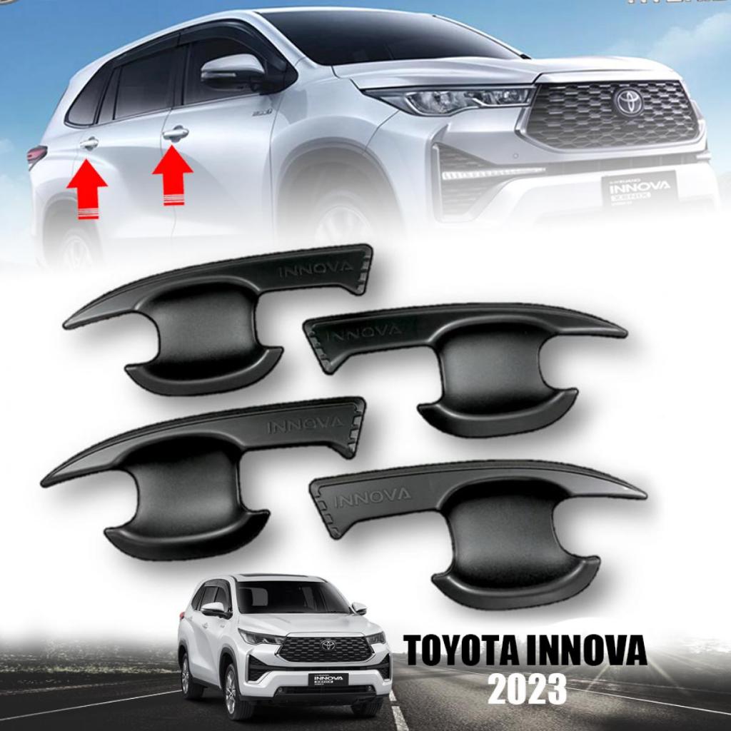 Door Handle Cover For TOYOTA INNOVA Cinix ZENIX 2023-2024 Matte Black ...