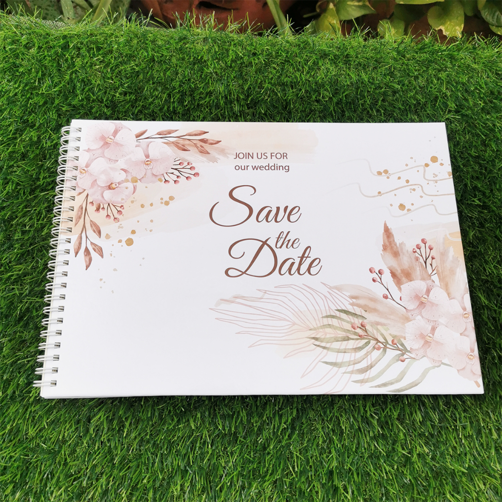 Save the date Notebook A4 Size (Complete Cover As Shown In the Design ...