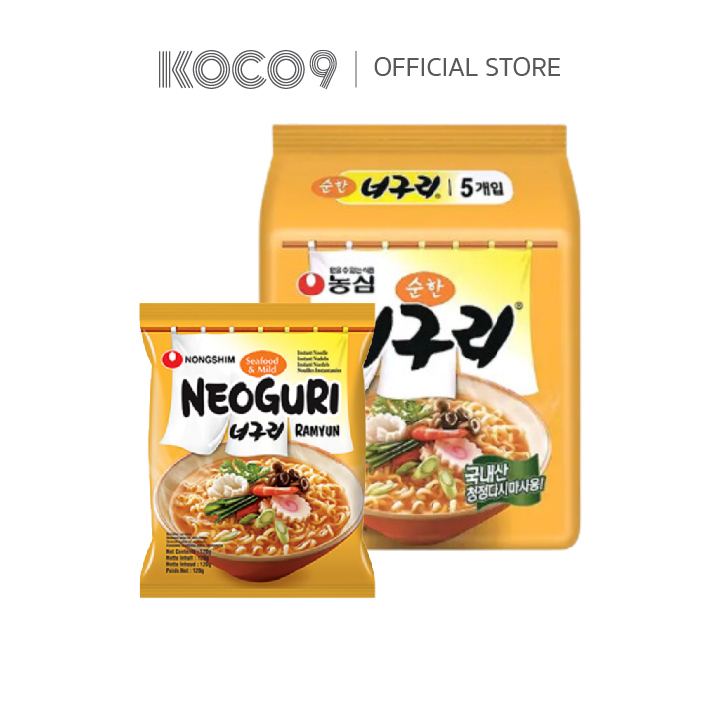 Nongshim Neoguri Udon Mild Seafood Noguri & Ramyun (Seafood Flavour ...