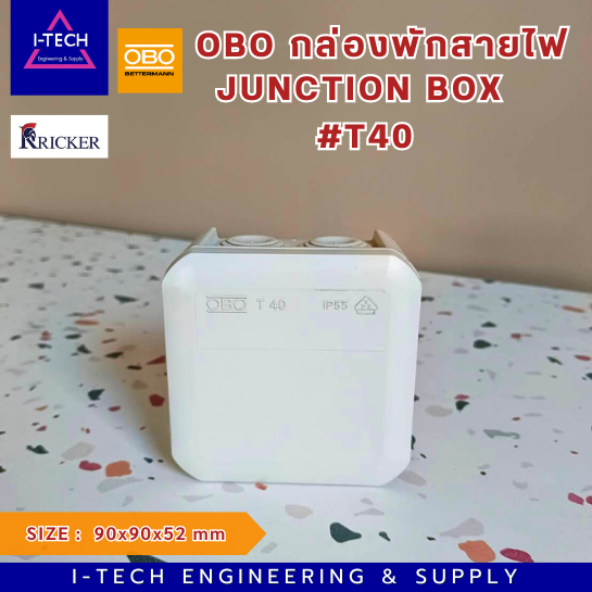 Junction Box Waterproof Wiring Block Brand OBO Model T40 (PP T40 plug ...