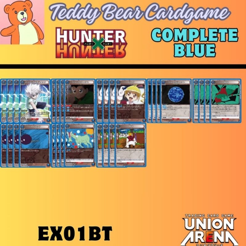 Union Arena: HunterxHunter EX01BT/HTR Complete Sky | Shopee Philippines