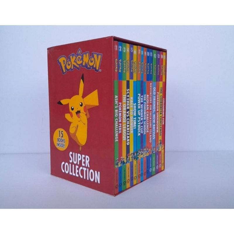Pokemon Super Collection 15 Books Set Book Chapter English For Children ...