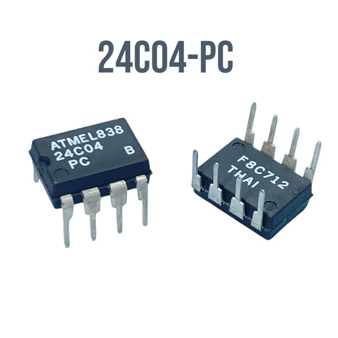 24C04 AT24C04-PC Memory integrated circuit EEPROM 4Kbit serial I2C bus ...