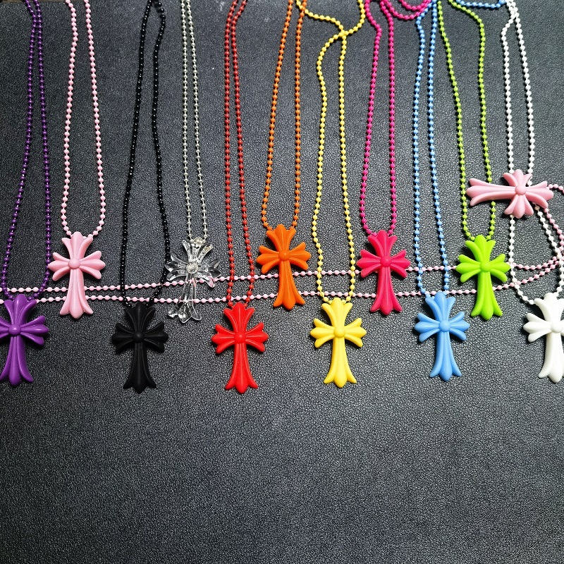KSH Chrome Hearts Cross Color Ch Necklace 20th Anniversary Tokyo Aoyama ...