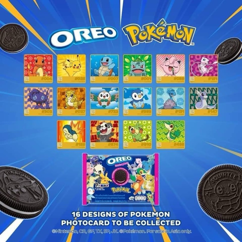 Oreo Pokemon 16 Designs Of Potocard To Be Collected | Shopee Philippines
