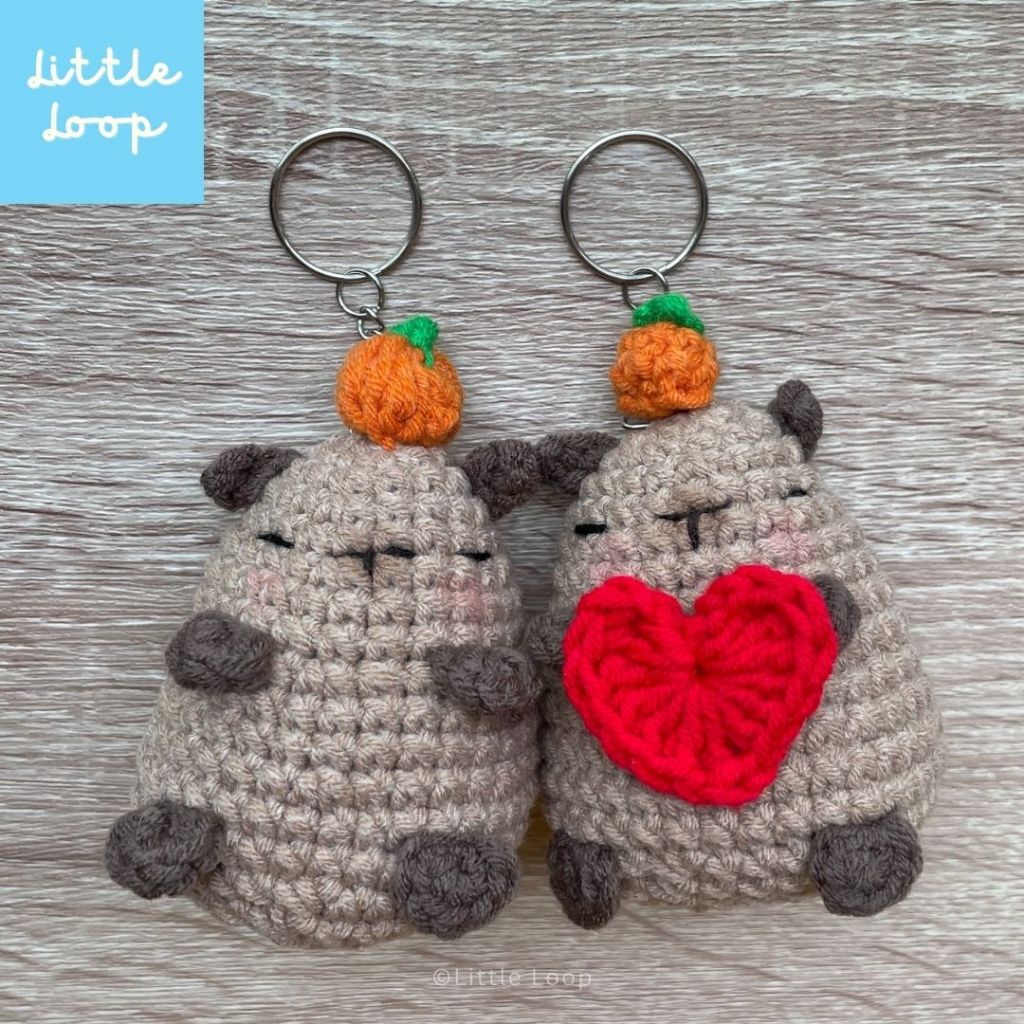 Capibara Keychain Capybara Knitting handmade | Shopee Philippines
