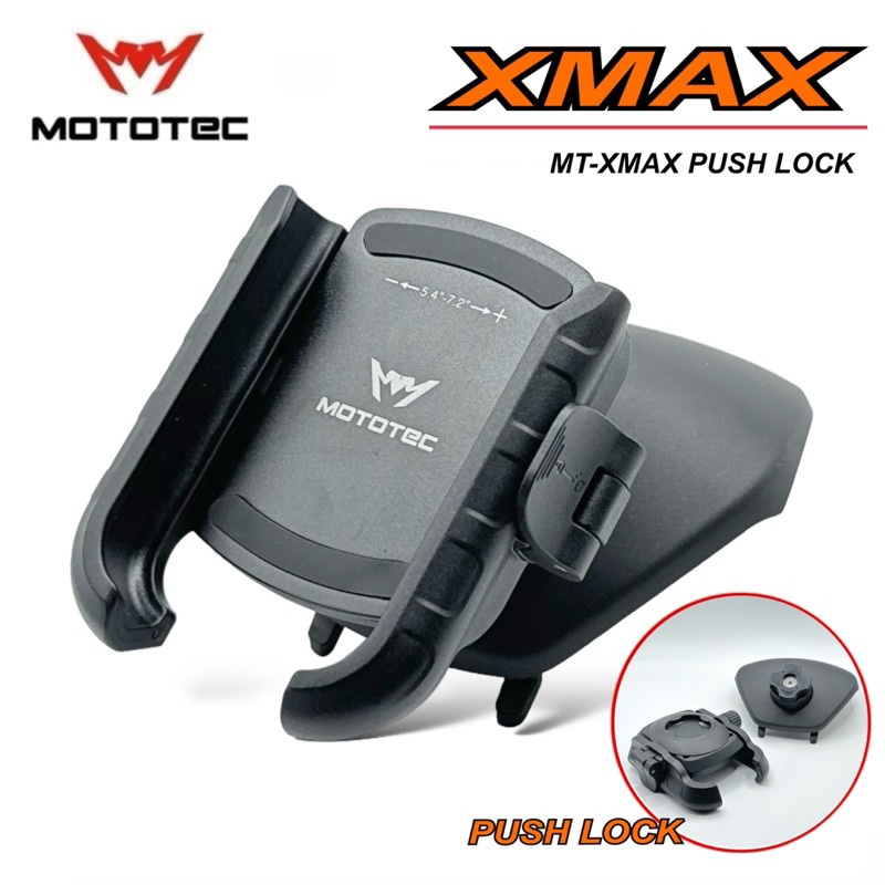 MOTOTEC PUSH LOCK MT-XMAX QD01 Mobile Phone Handle Set With Cover For ...