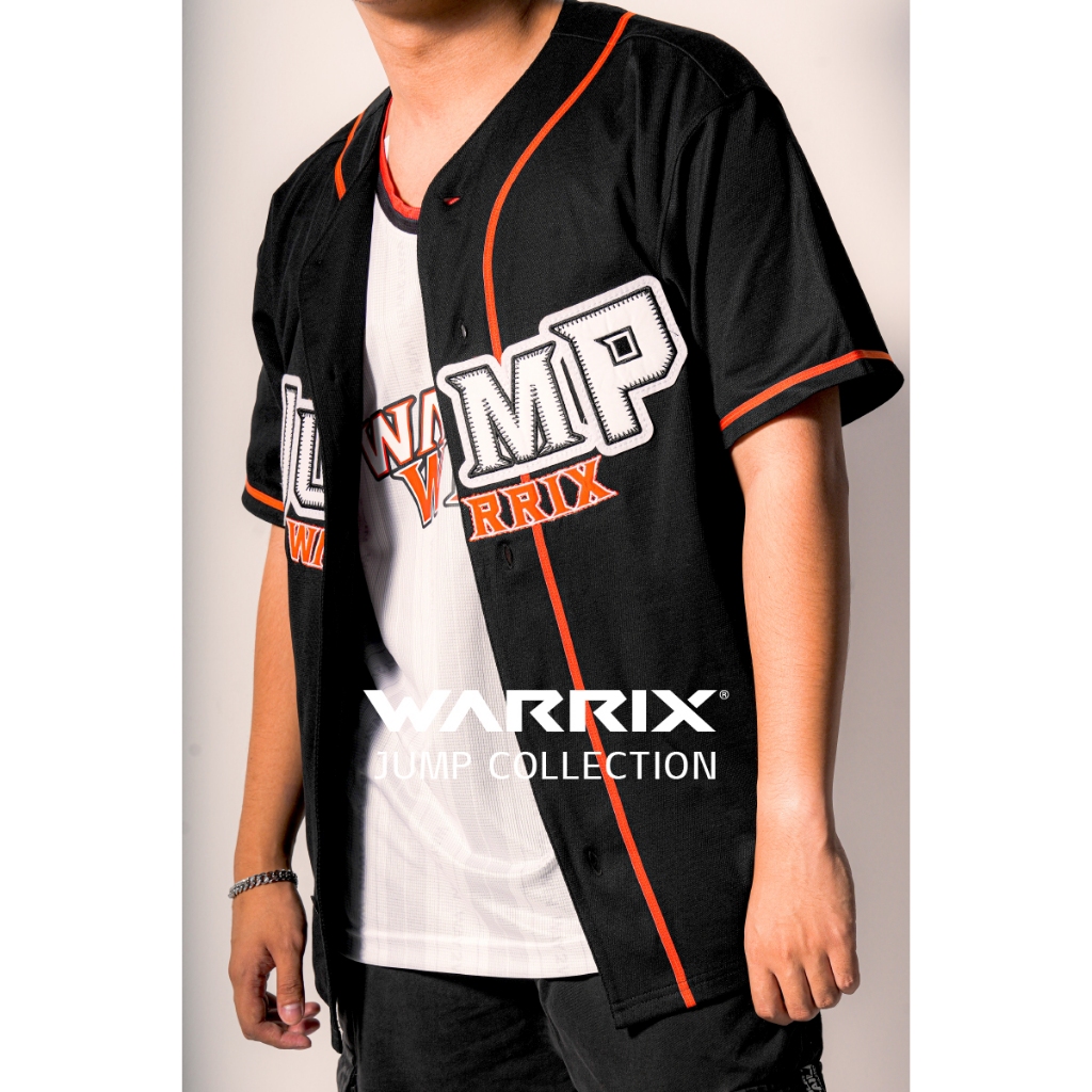 WARRIX Jump Collection Baseball Shirt (Black) | Shopee Philippines