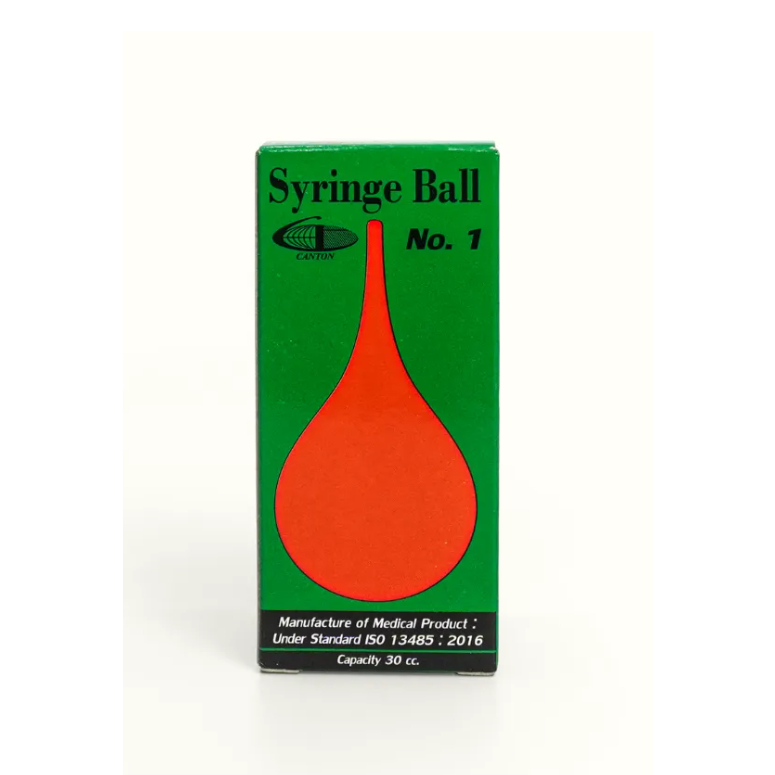 Syringe Ball Red Rubber Snot Suction Number 1 Capacity 30 cc (Suitable ...