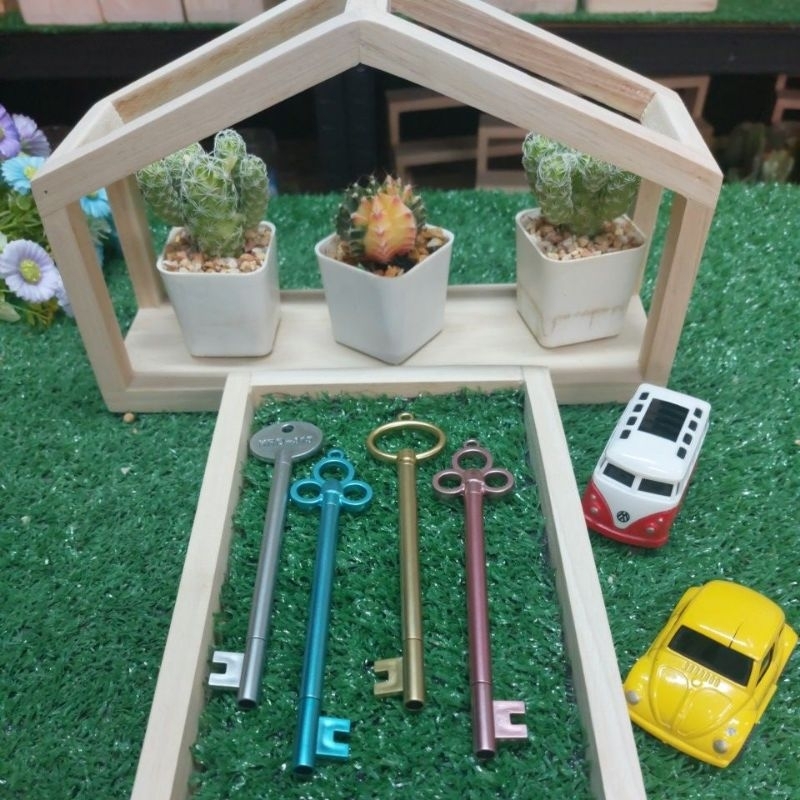 Key-Shaped Pen Small Black Ink Smooth Writing | Shopee Philippines