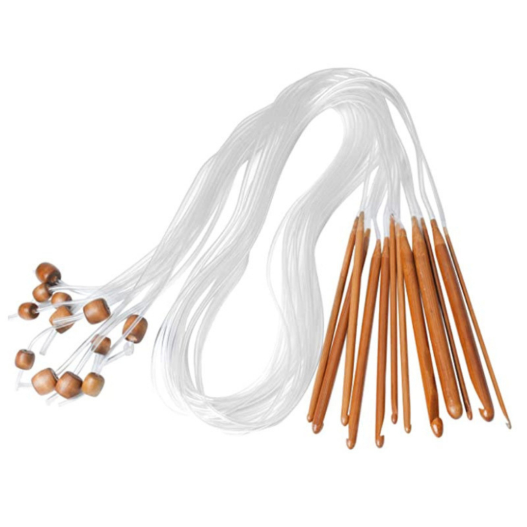 Afghan Needle A Line Crochet Wooden Plastic String From Thailand ...