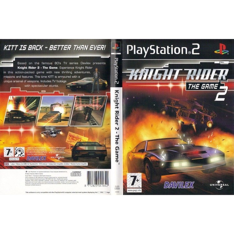 KNIGHT RIDER 2 [PS2 EU : CD 1 Disc] | Shopee Philippines