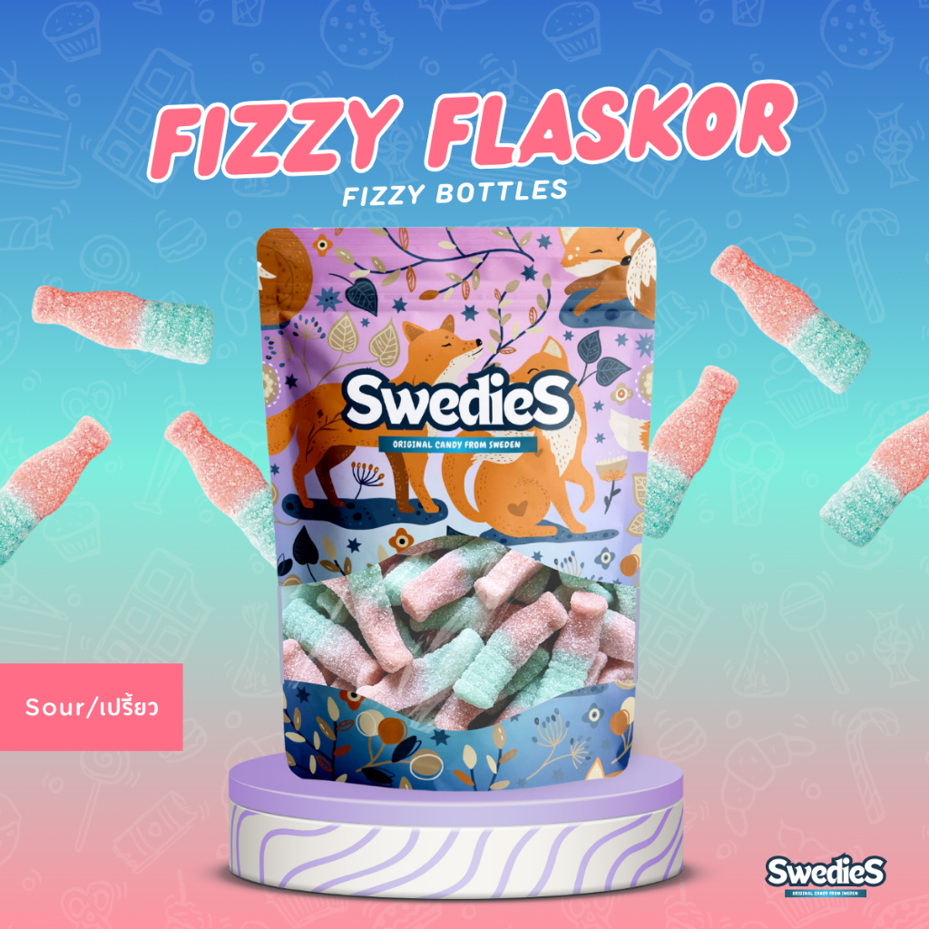 Fizzy Bottles | Sky Blue Pink Bottle By SwedieS | Shopee Philippines