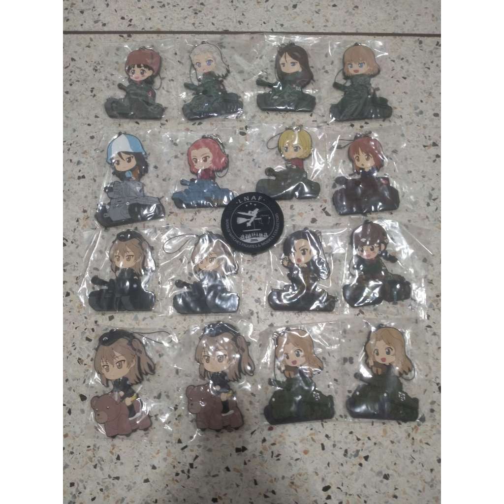 Rubber Stamp Keychain Girls Und Panzer Big Size Japan Lot | Shopee ...