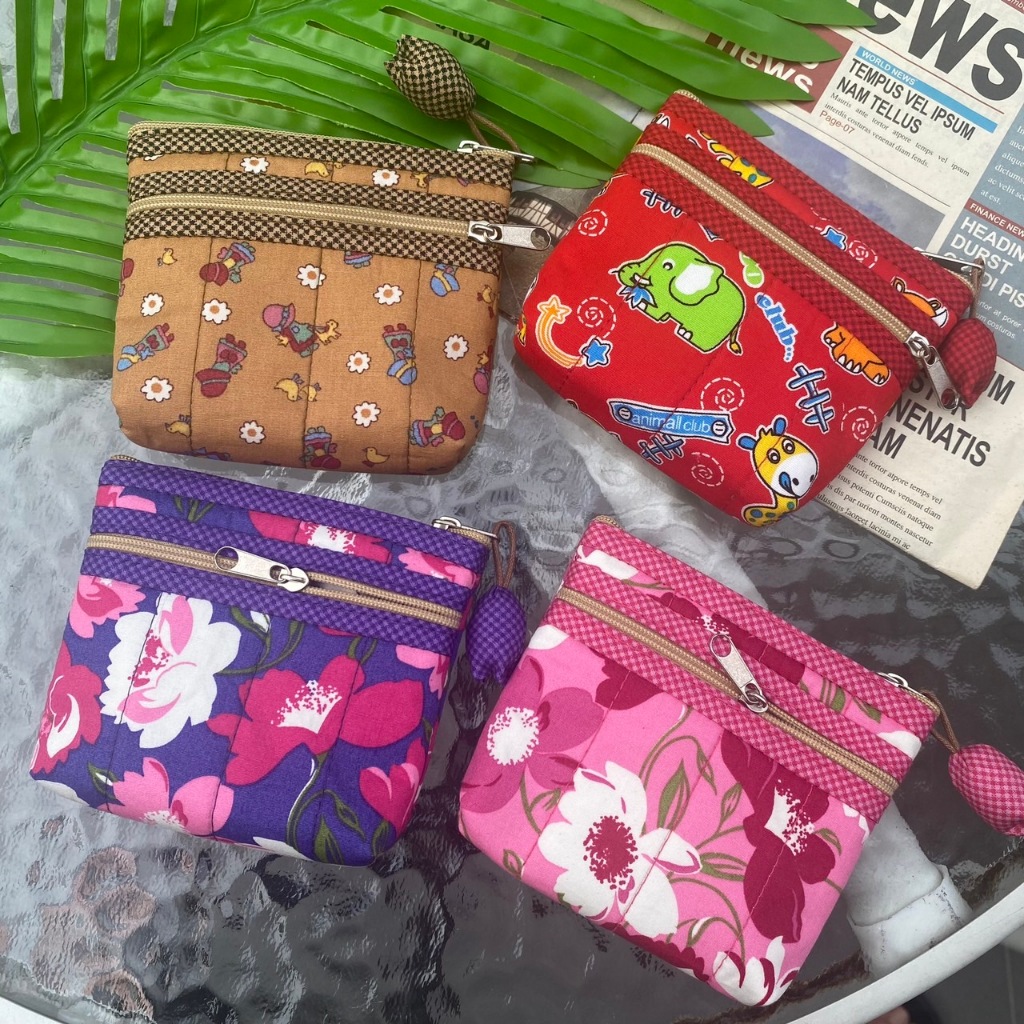 090 Small Wallet To Put Coins In The Bank Fold In Half | Shopee Philippines