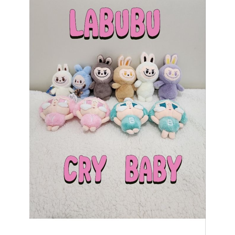 Labubu Crybaby Plush Keychain | Shopee Philippines