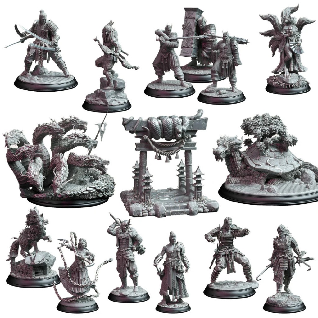 DnD Samurai Miniatures | Shopee Philippines