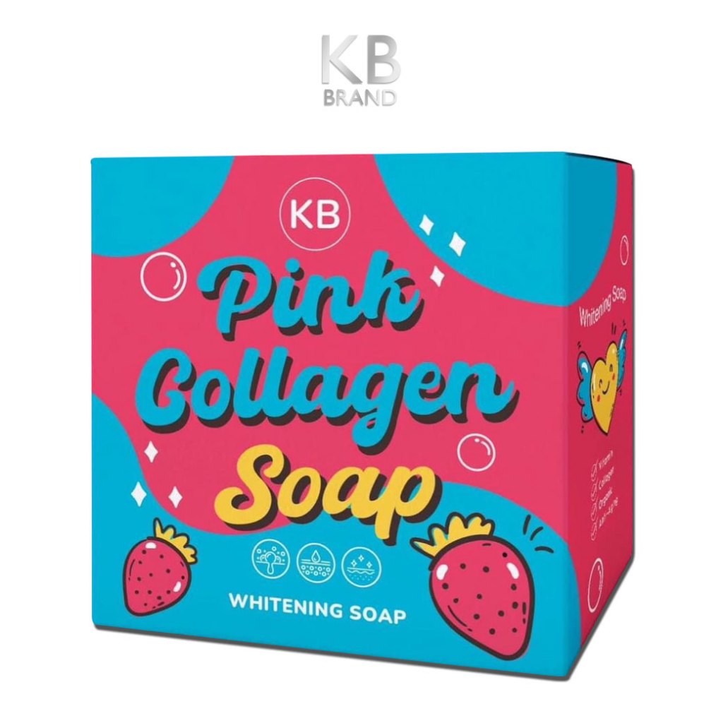 KB Soap Mae Gift & Father Bees Pink Collagen Face Wash Makeup Remover ...