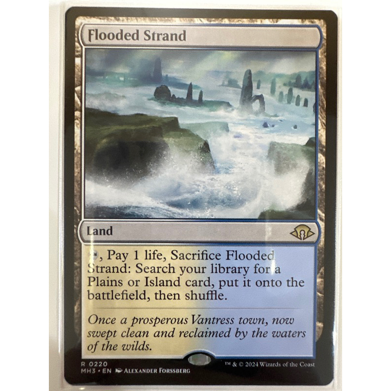 Flooded Strand Land Modern Horizons 3 220 magic the gathering | Shopee ...