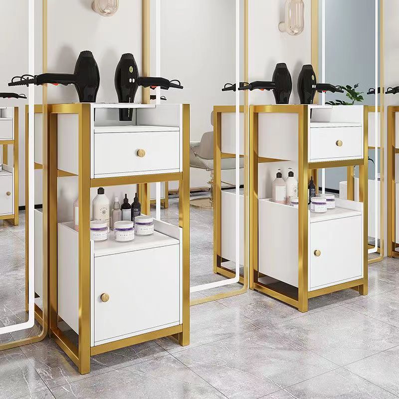 Barber Shop Tool Cabinet Beauty Salon Multi-Function Coffee Table Hair ...