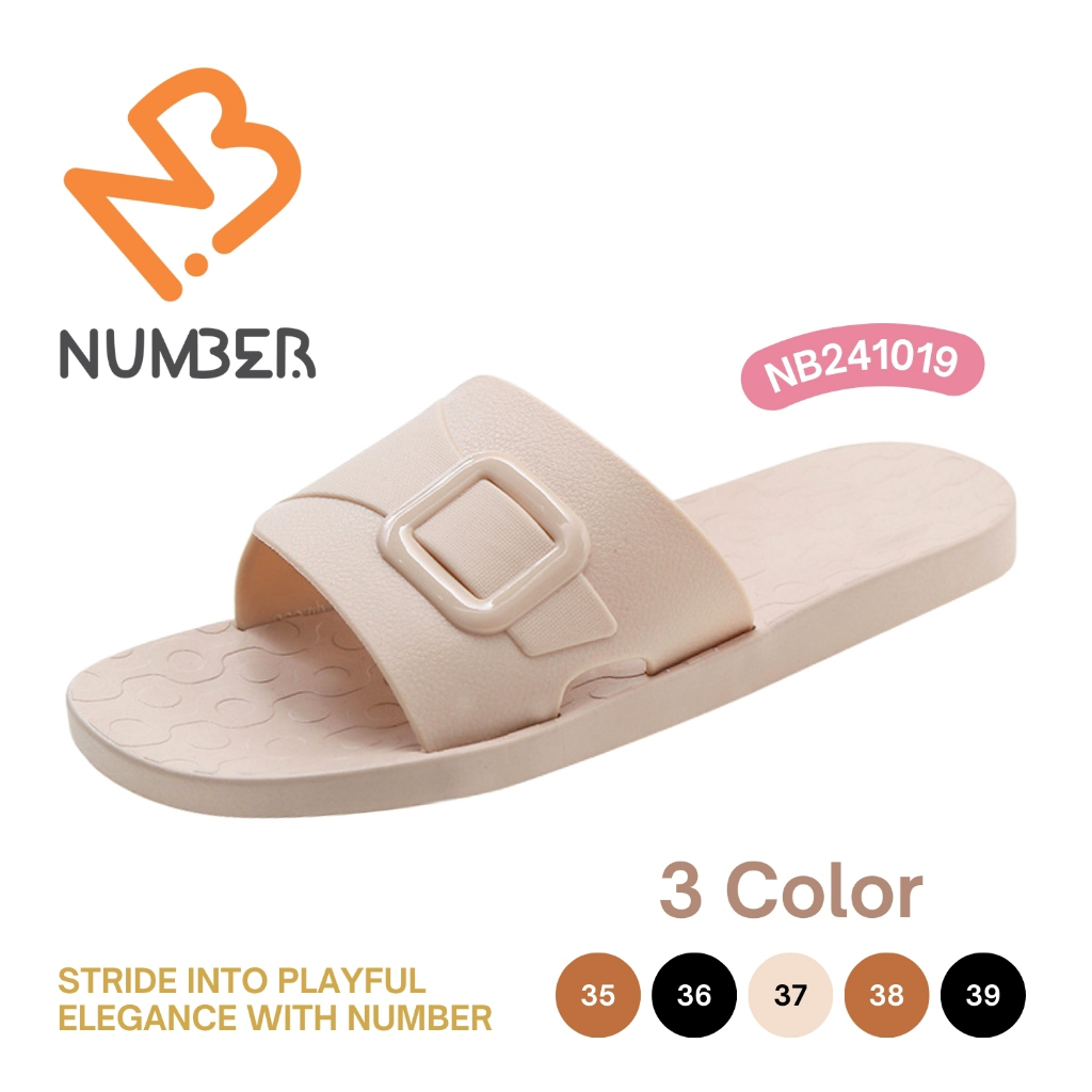 Slip-On Sandals Belt Pattern Decoration Model Light And Comfortable ...