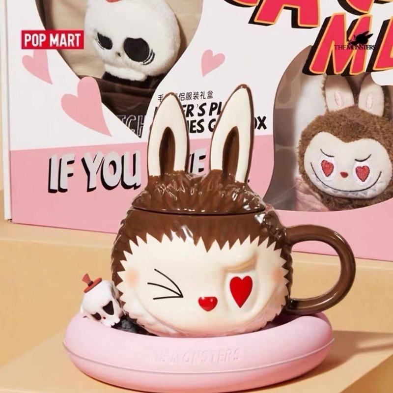 Pop Mart THE MONSTERS LABUBU Ceramic Mug With Lid Size 510 Ml. | Shopee ...
