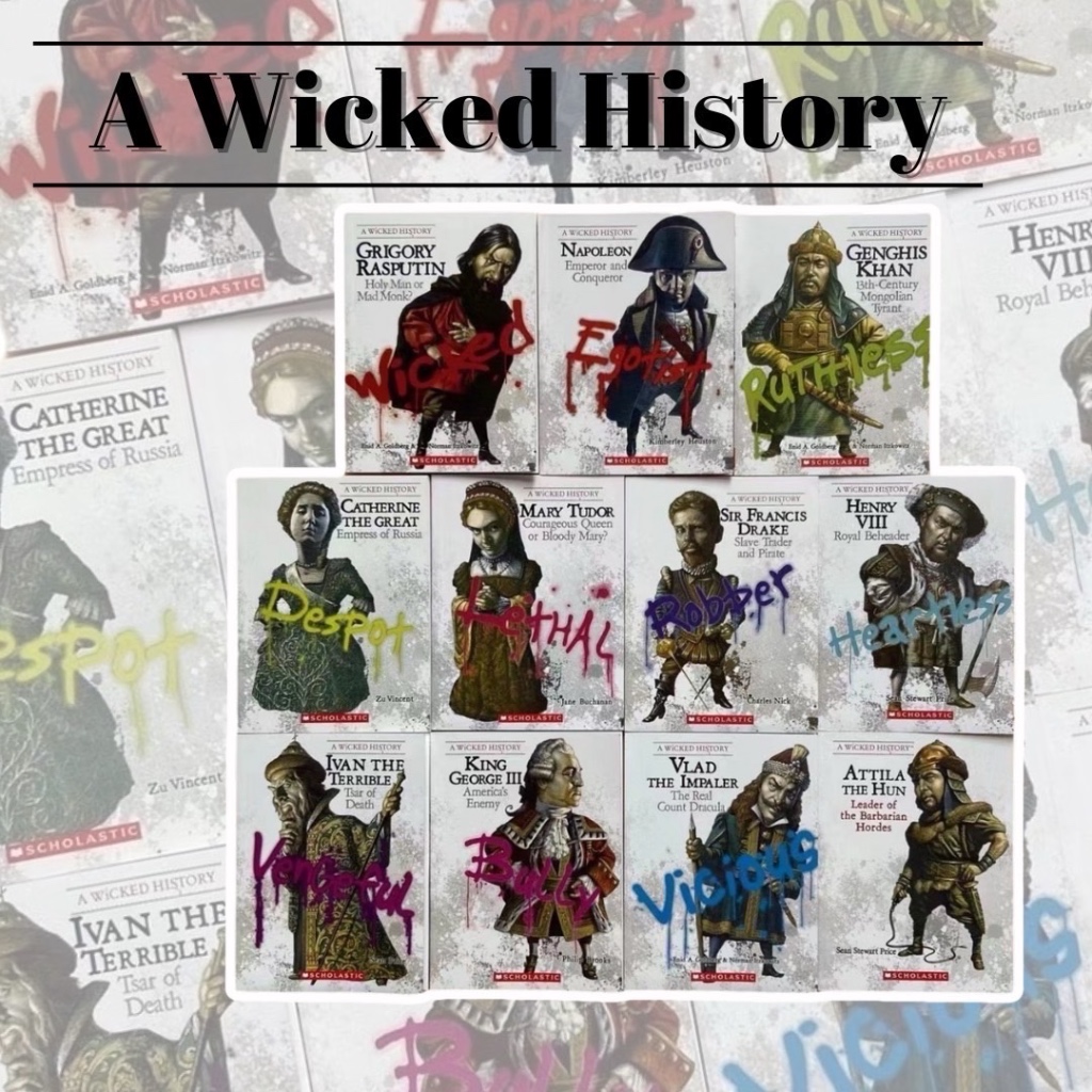 A Wicked History (11 Books Set) Literature Histories All Around English ...