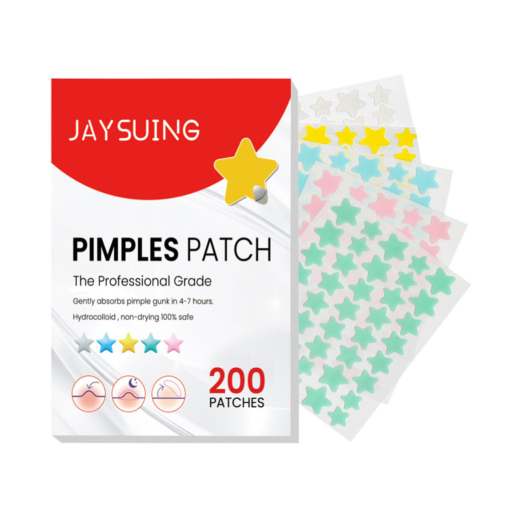Acne Patch 200 Star Shapes (5 Colors) jaysuing | Shopee Philippines