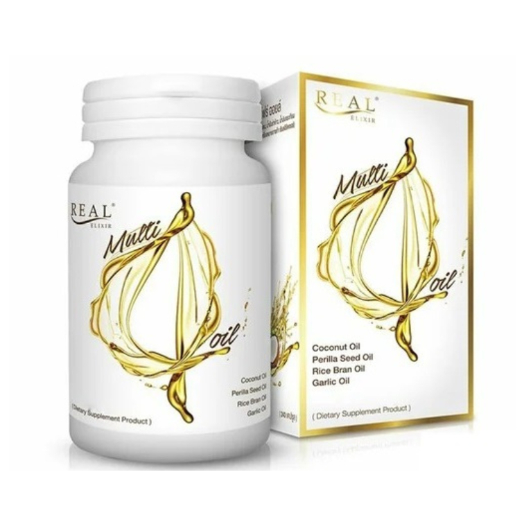 Real Elixir Multi 4 Oil 4 Types Of Cold Pressed Oils (1 Bottle 60 ...