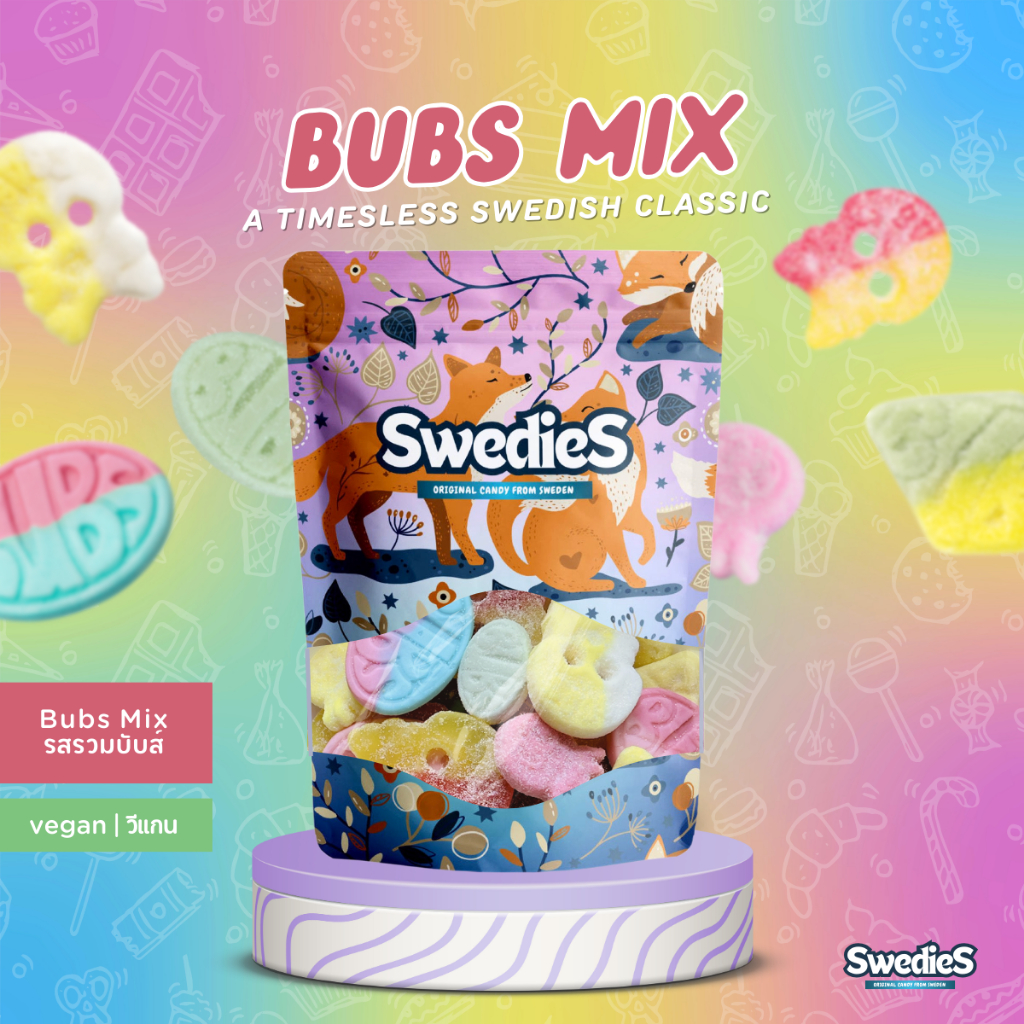 Bubs Mix | Buffs Flavoured Candy By SwedieS | Shopee Philippines