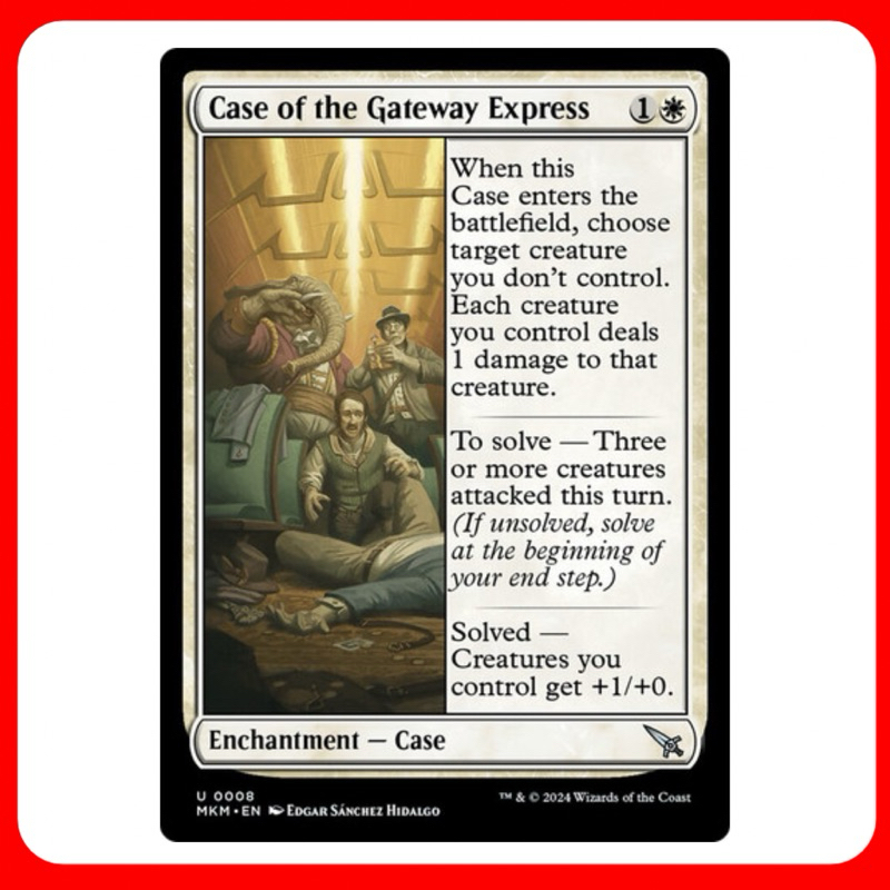 [MTG] Case of the Gateway Express [MKM] [WHITE] [UNCOM] [NORMAL] [ENG ...