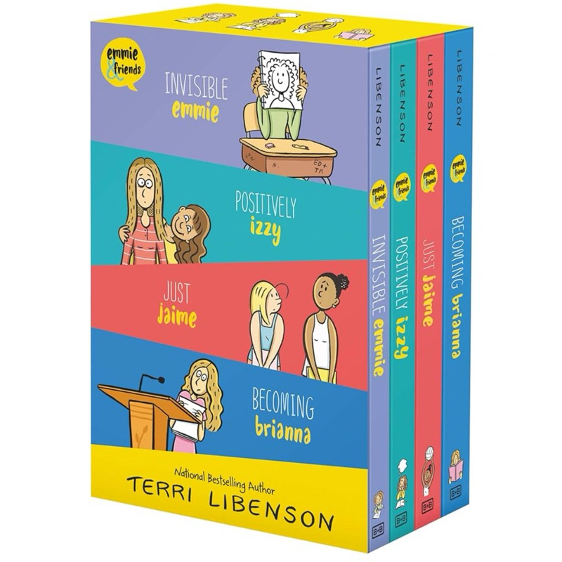 Emmie & Friends 4-Book Box Set: Invisible Positively Izzy Just Jaime ...
