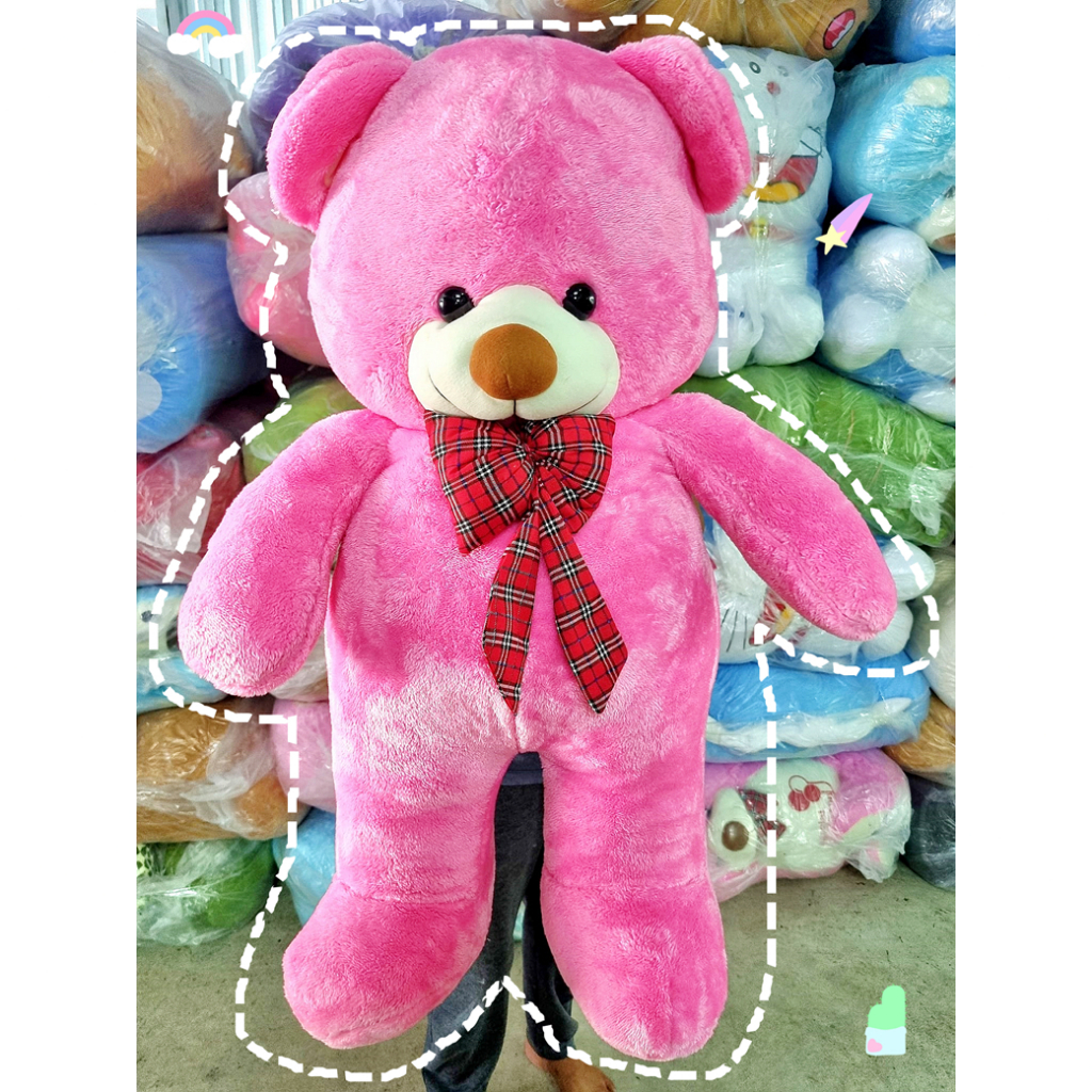 Pee Mee Teddy Very Soft Fabric Big Size 100 Cm Grade Super | Shopee Philippines