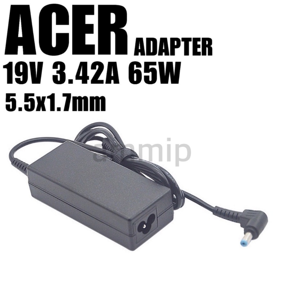 Adapter Acer 19V/3.42A 65W หัวขนาด 5.5*1.7mm อะแดปเตอร์, สายชาร์จ | Shopee Philippines