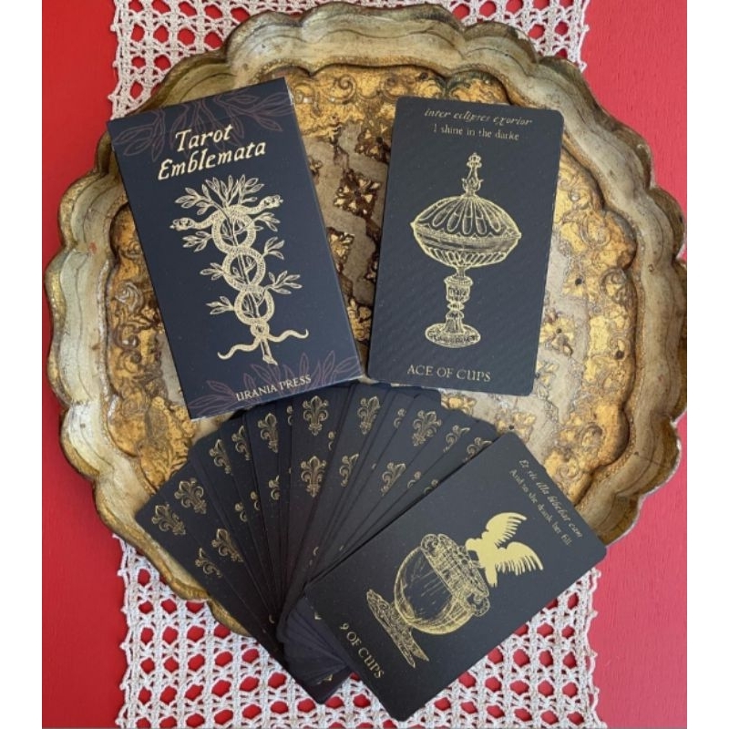Tarot Emblemmata Real Gypsy Cards Gold Printing Oracle | Shopee Philippines