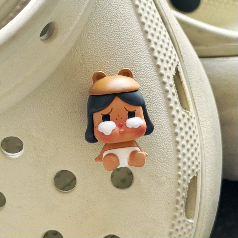 Jibbitz Sip Bit Attach Shoes Young Sit Popbean Sitting-Crybaby Dimoo ...