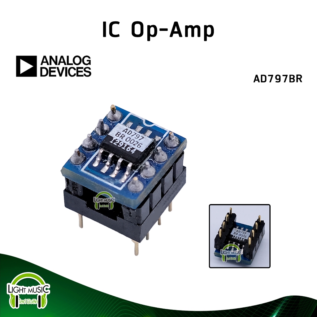 Original IC Op-Amp AD797BR + Socket SMD To Dual Op Amp AD797 | Shopee ...