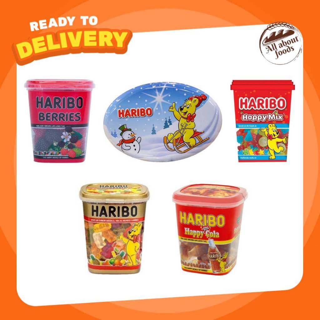 Haribo Goldbears Happy Cola Berries Mix Size 175 Grams Merry Christmas ...