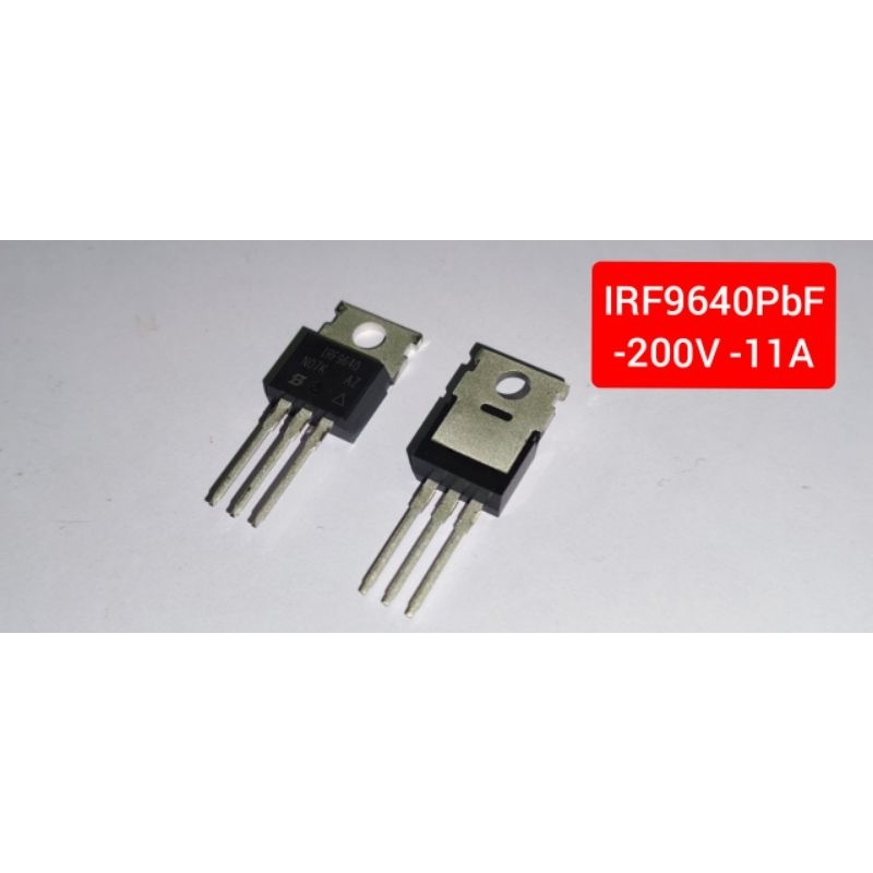 (2pcs) MOSFET (MOSFET) IRF9640PbF IRF9640 (-200V -11A) P channel TO-220 ...