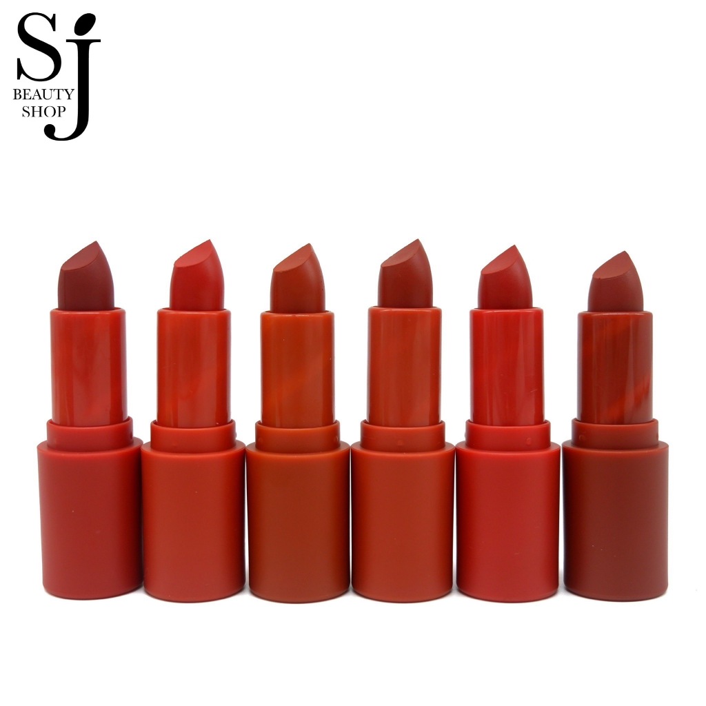 Kiss Beauty Peach Colors Lipstick 3 Lipsticks Lip Satin Clear Color ...