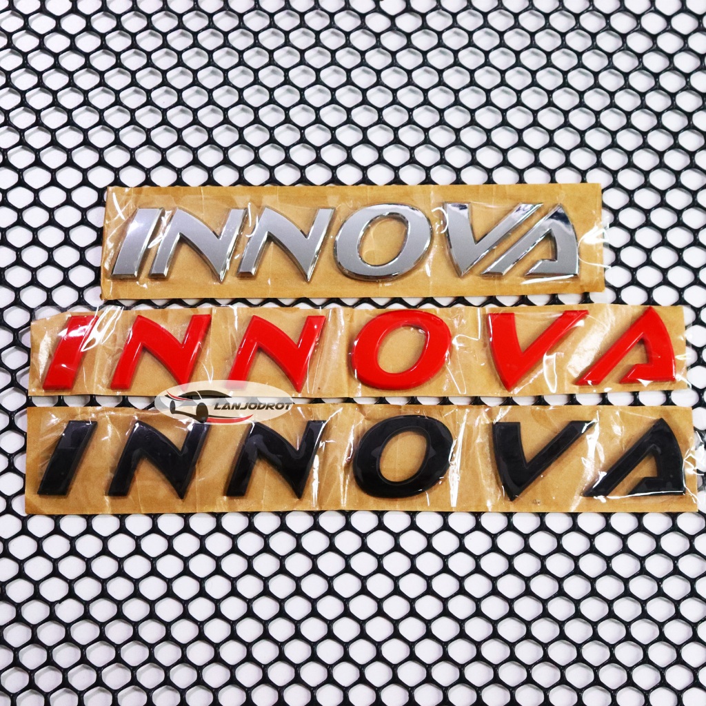 INNOVA Front Bonnet Logo Separate Letters For TOYOTA | Shopee Philippines
