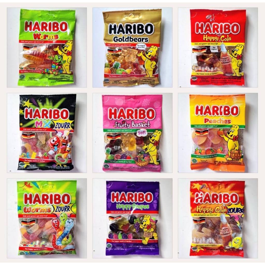 Haribo gummy Jelly Comes In Many Flavors 80 g. | Shopee Philippines
