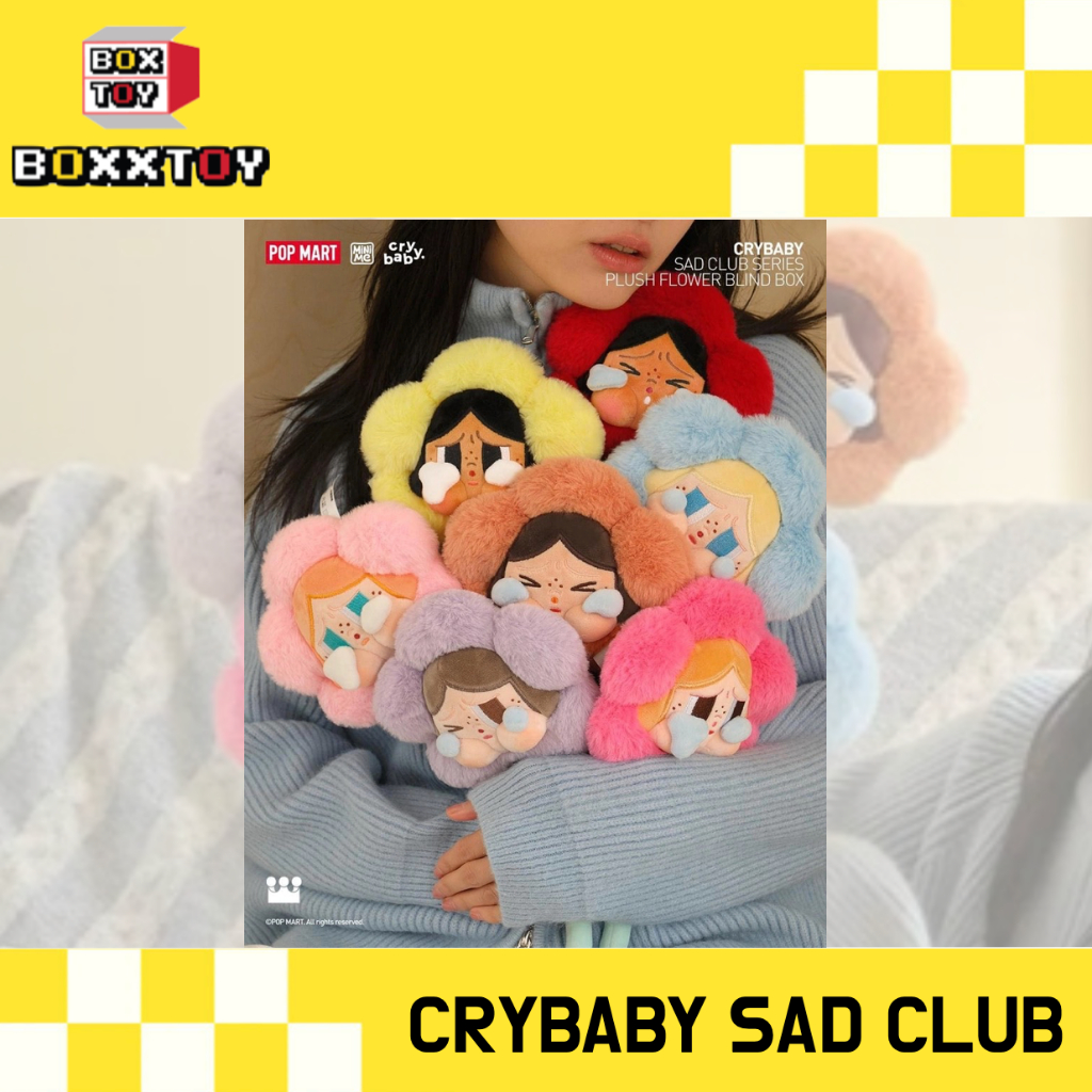 Cry Baby Sad Club Flower Crybaby Camp popmart blind Boxes Random Box ...