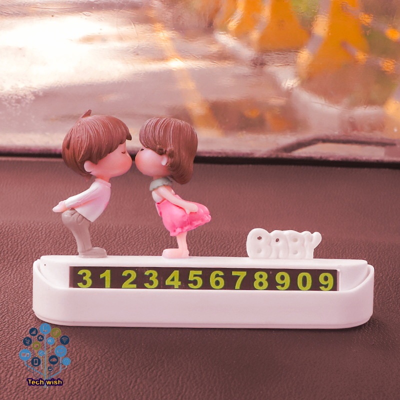 Jujube Couple Doll Phone Number Plate Numbers Attached To The Front Of ...