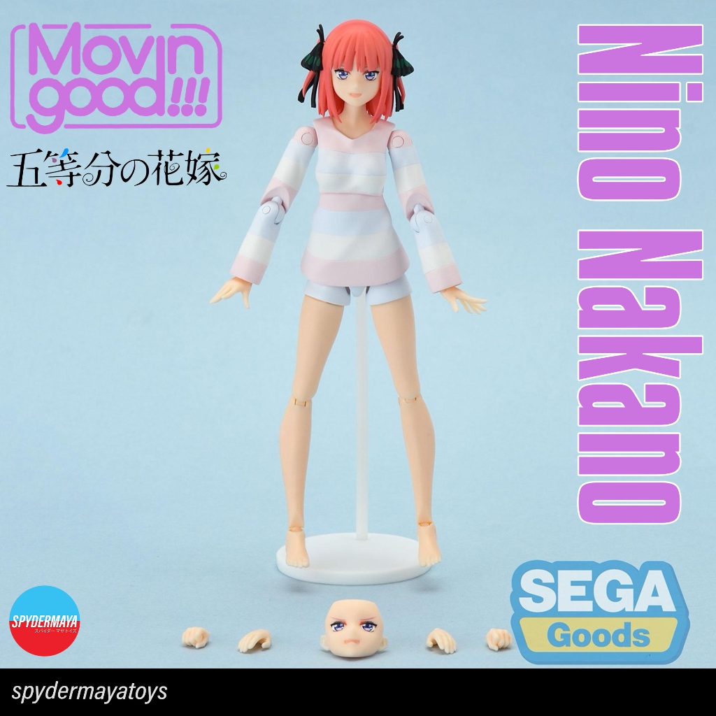 Nino Nakano Movingood Figure-The Quintessential Quintuplets-SEGA ...