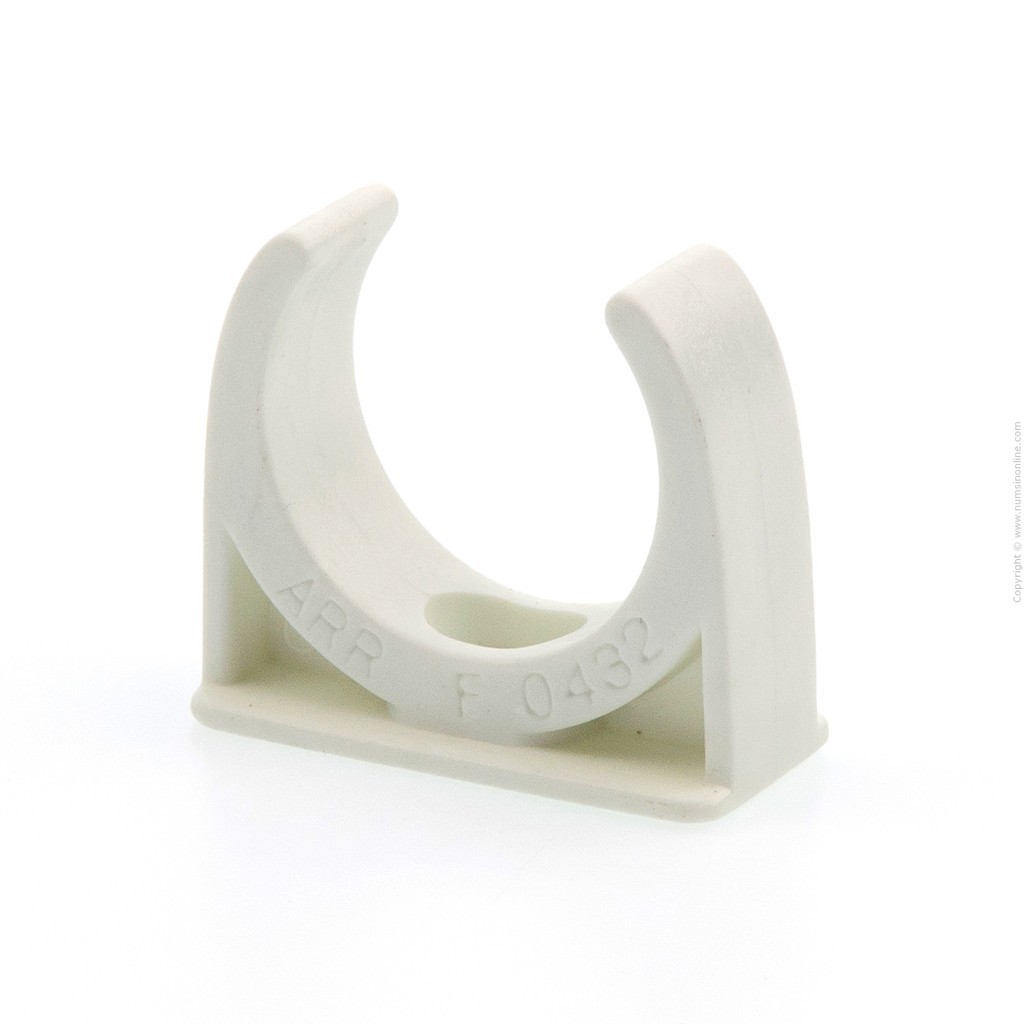 White uPVC Clamp 20 Mm E280/32 CLIPSAL (6 Pcs/Pack) | Shopee Philippines