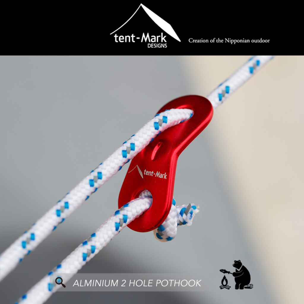 Rope Holder Tent Tarp Alminium 2 hole pothook-Mark | Shopee Philippines