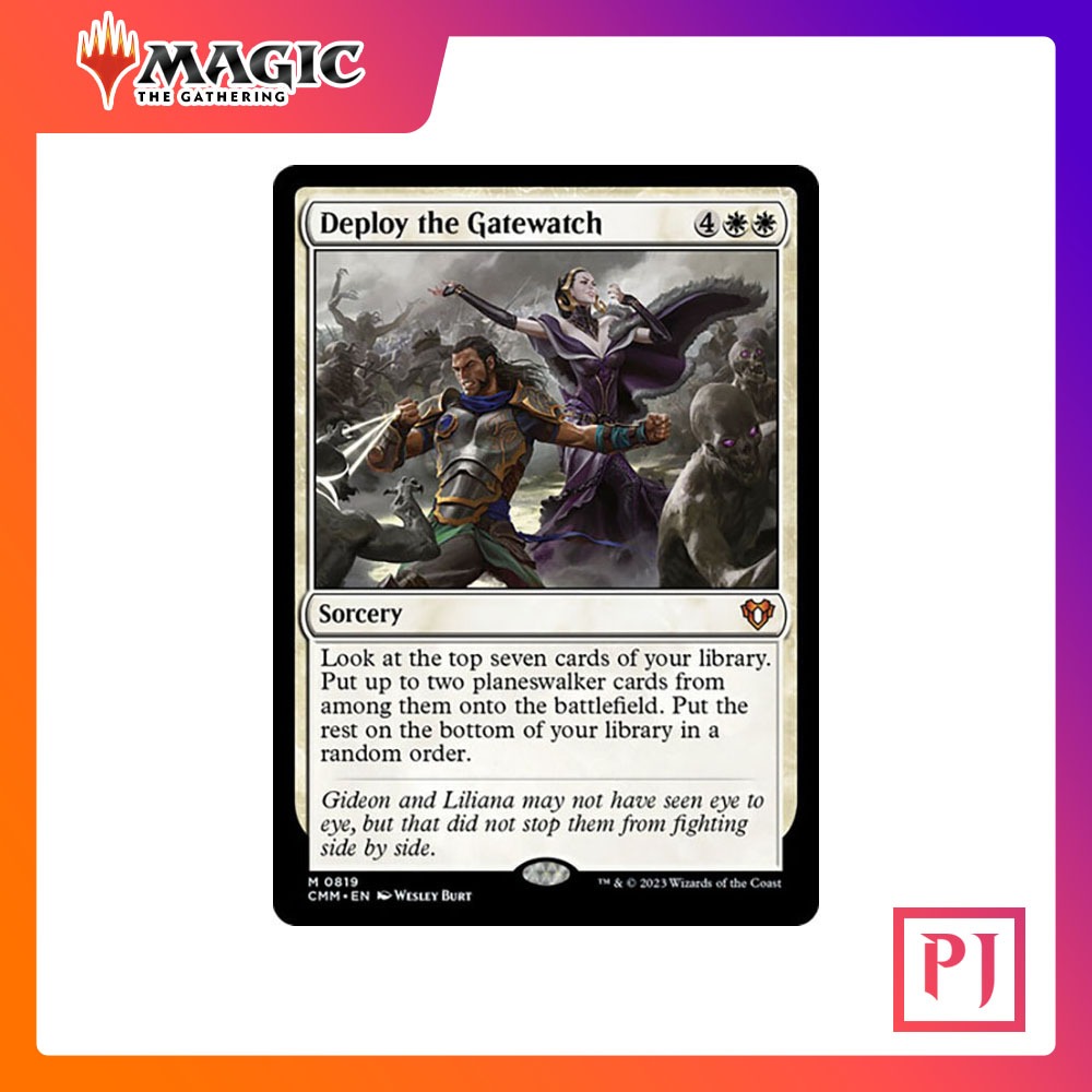 [MTG] Deploy the Gatewatch [CMM] [WHITE] [MYTHIC] [NORMAL] [ENG] (Magic ...