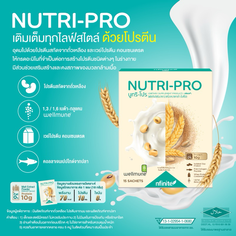 Nutri-Pro Legacy Soy Protein (1 Box) 15 Sachets New Lot Product ...