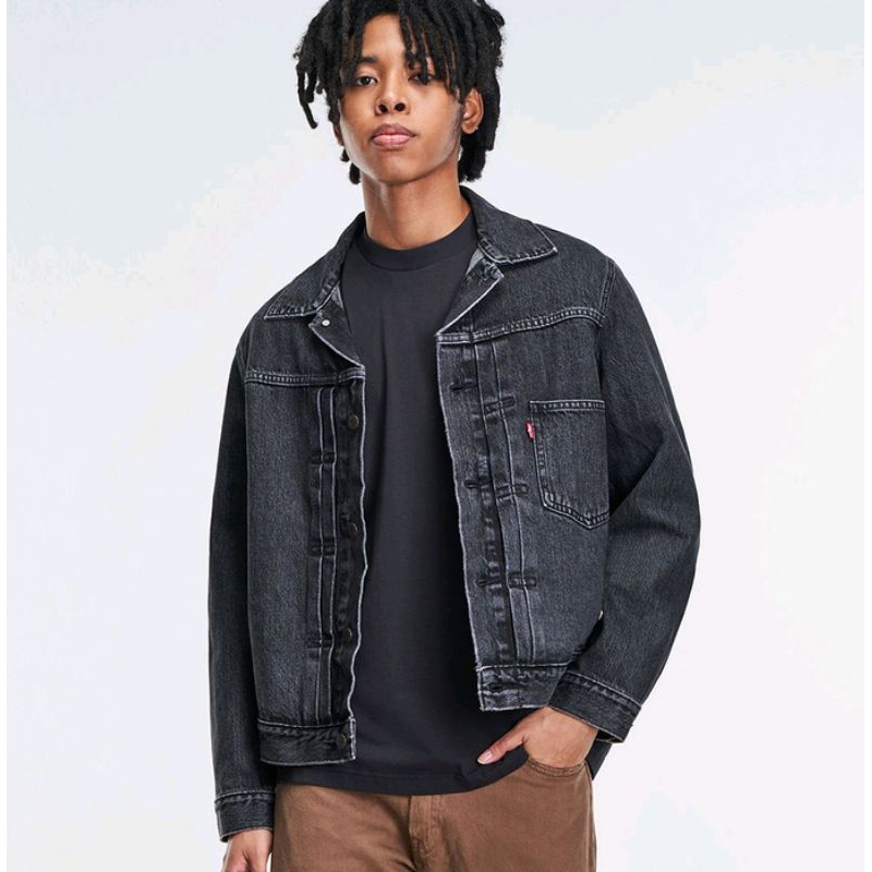 Levi's premium Men's Denim Jacket Type l (Red Tap Big E.) made in ...